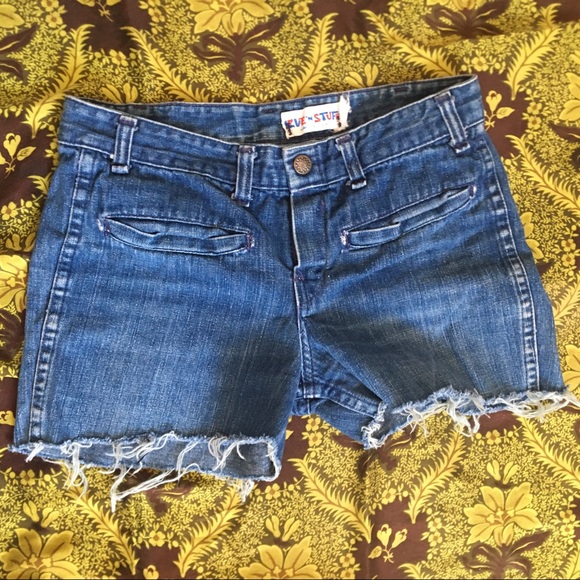 love n' stuff | Shorts | 8s Vintage Rare Love N Stuff Cut Denim Shorts ...